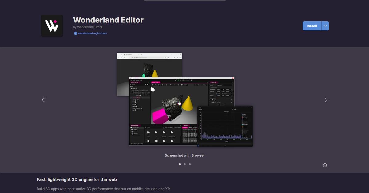 Wonderland Editor Now Available on Flathub | Wonderland Engine